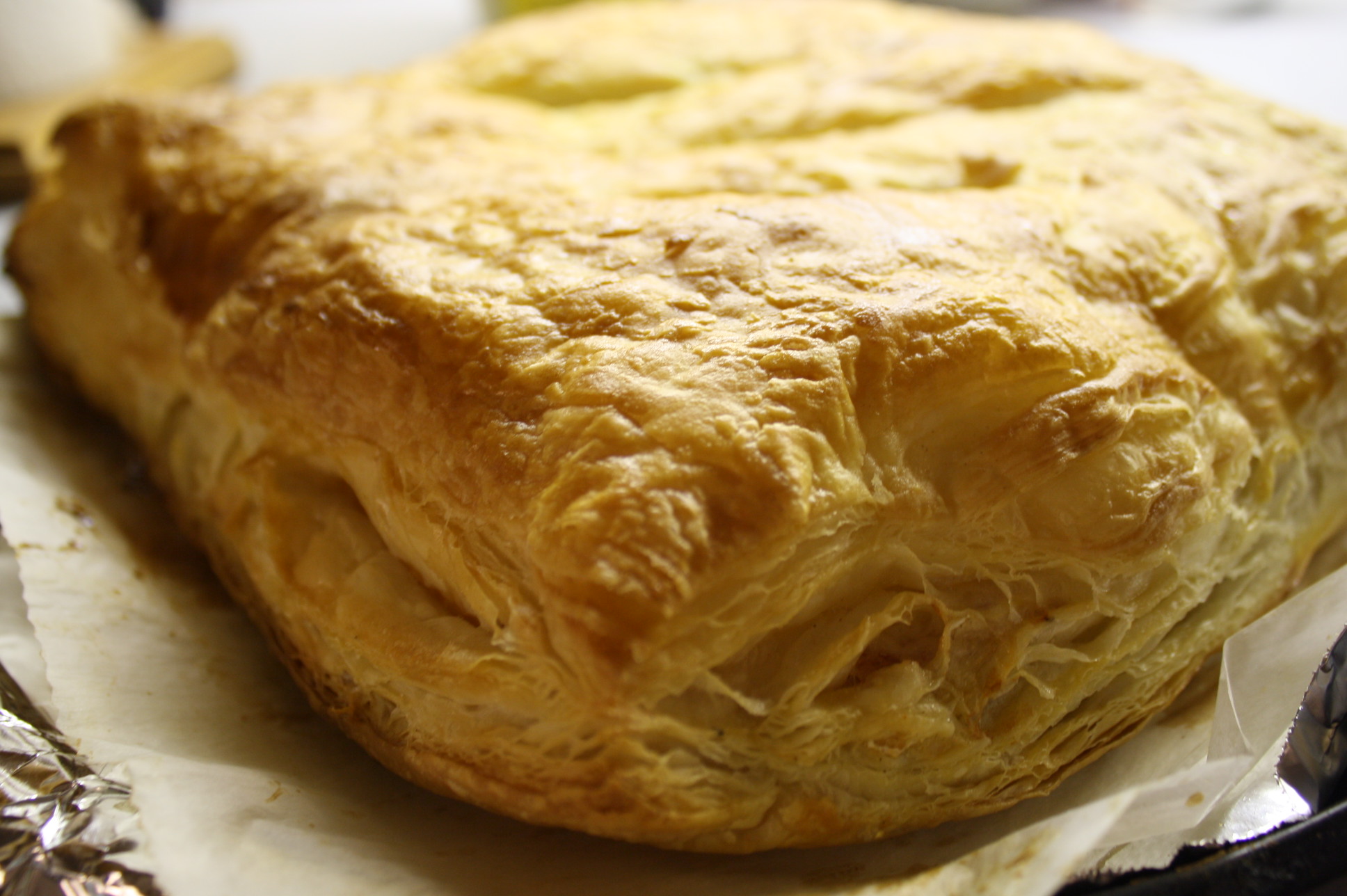 Salami & Cheese in Puff Pastry | cook with andrea