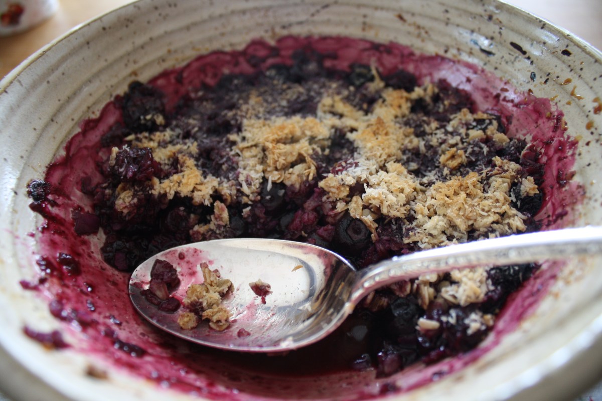 Flourless Any Fruit Crumble | cook with andrea